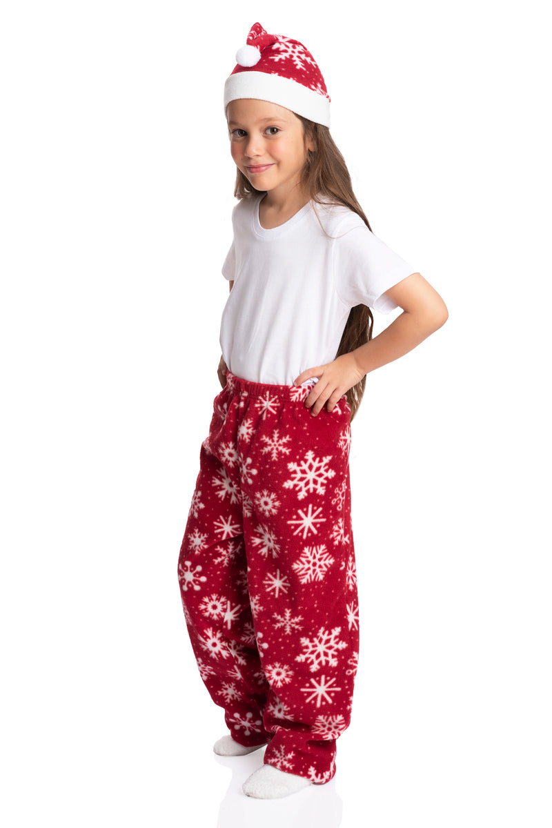 Family Christmas Pajama Pants with Santa Hat - Cozy Holiday Cheer in P ...
